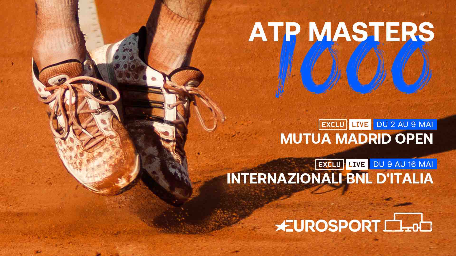 Eurosport : l’ATP Masters 1000 de Rome dimanche 9 mai | média+