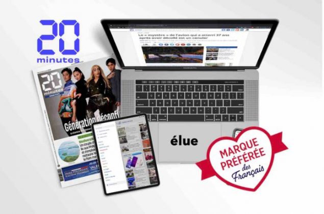 «20 Minutes» élue Marque Préférée des Français | média+